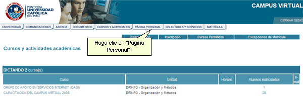 Campus Virtual - Ayuda en Línea